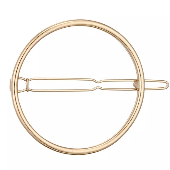 Bondhu | Accessories | 3 For 3 Minimalist Circle Round Hair Clip ...